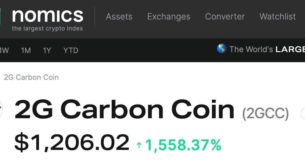 CARBON CREDITS IN BLOCKCHAIN. Focus on Carboncoin, Flowcarbon and 2G Carbon Coin - TechAnnouncer