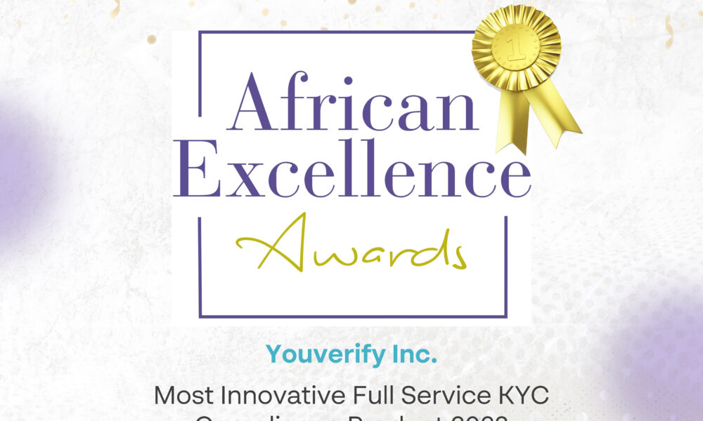 Youverify Honored with MEA Markets African Excellence Award for Most ...